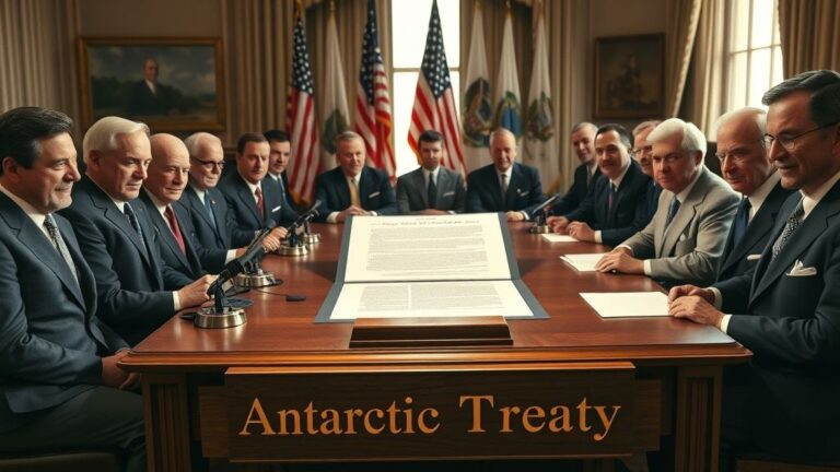 Antarctic Treaty Signed 1959 : tournant majeur