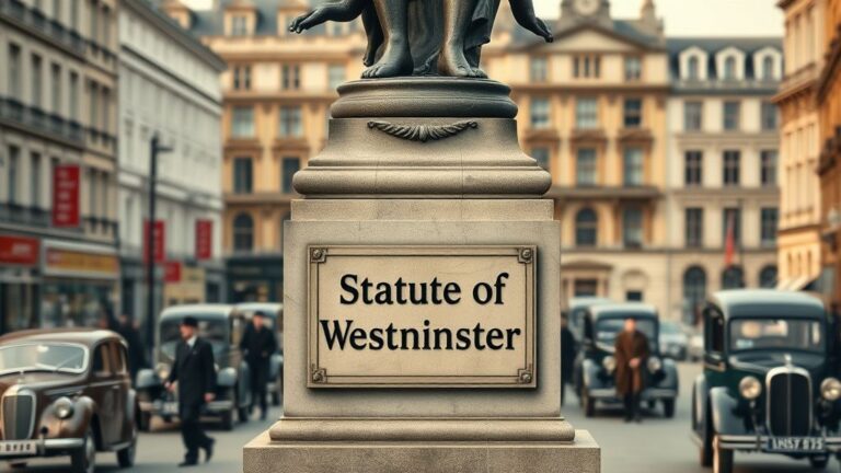 Statute of Westminster Passed 1931 : tournant majeur